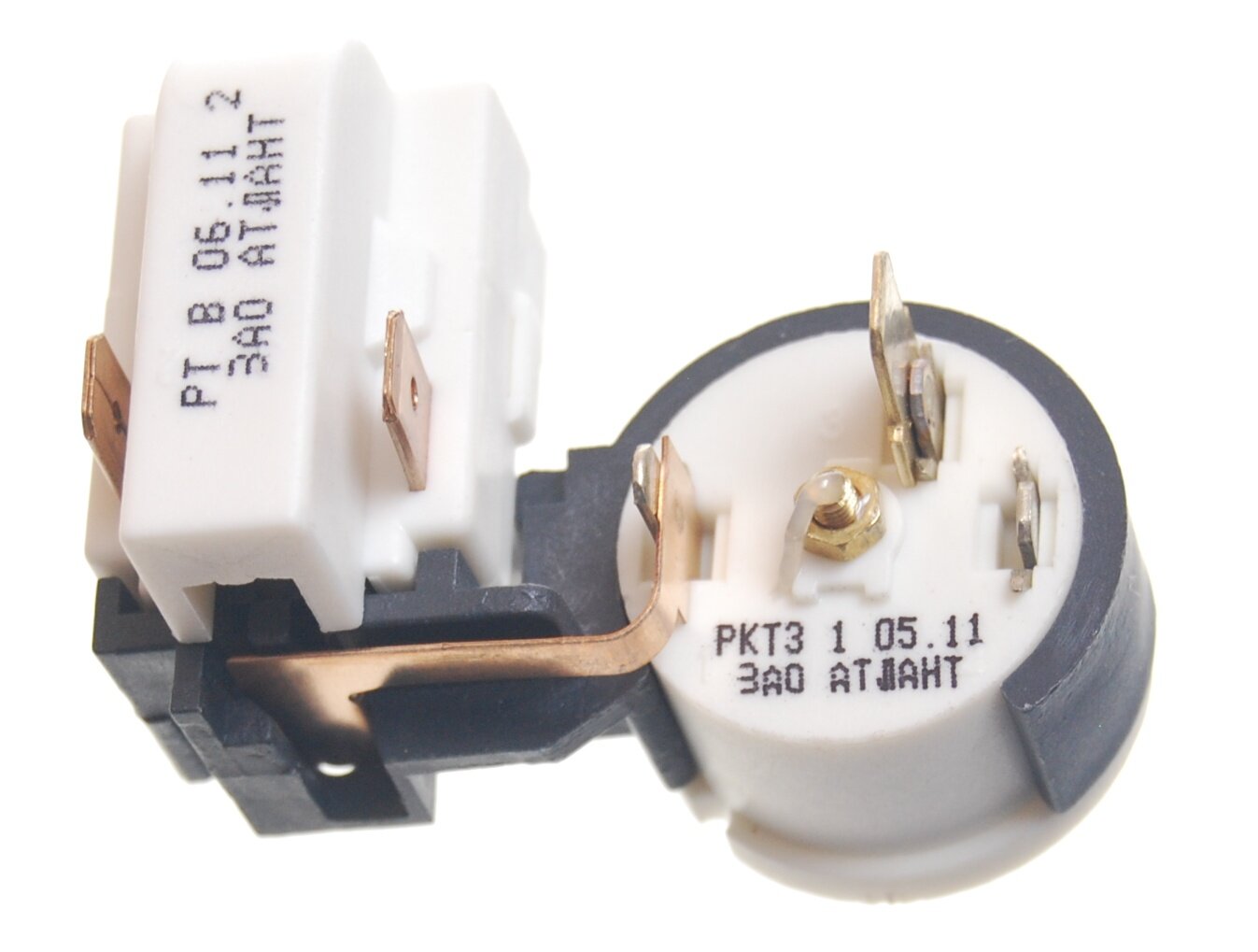 Реле пускозащитное К3 (комплект) РКТ-3 холодильника Атлант