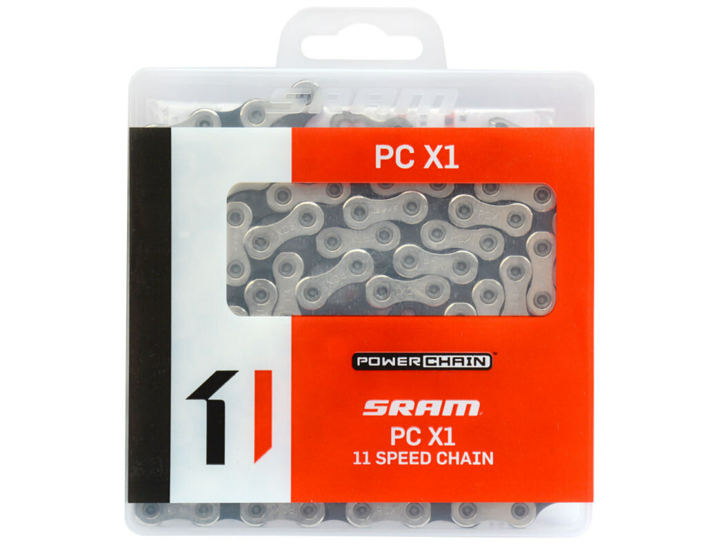 Цепь велосипедная SRAM PC X1 PowerLock 11ск 118 звеньев и замок