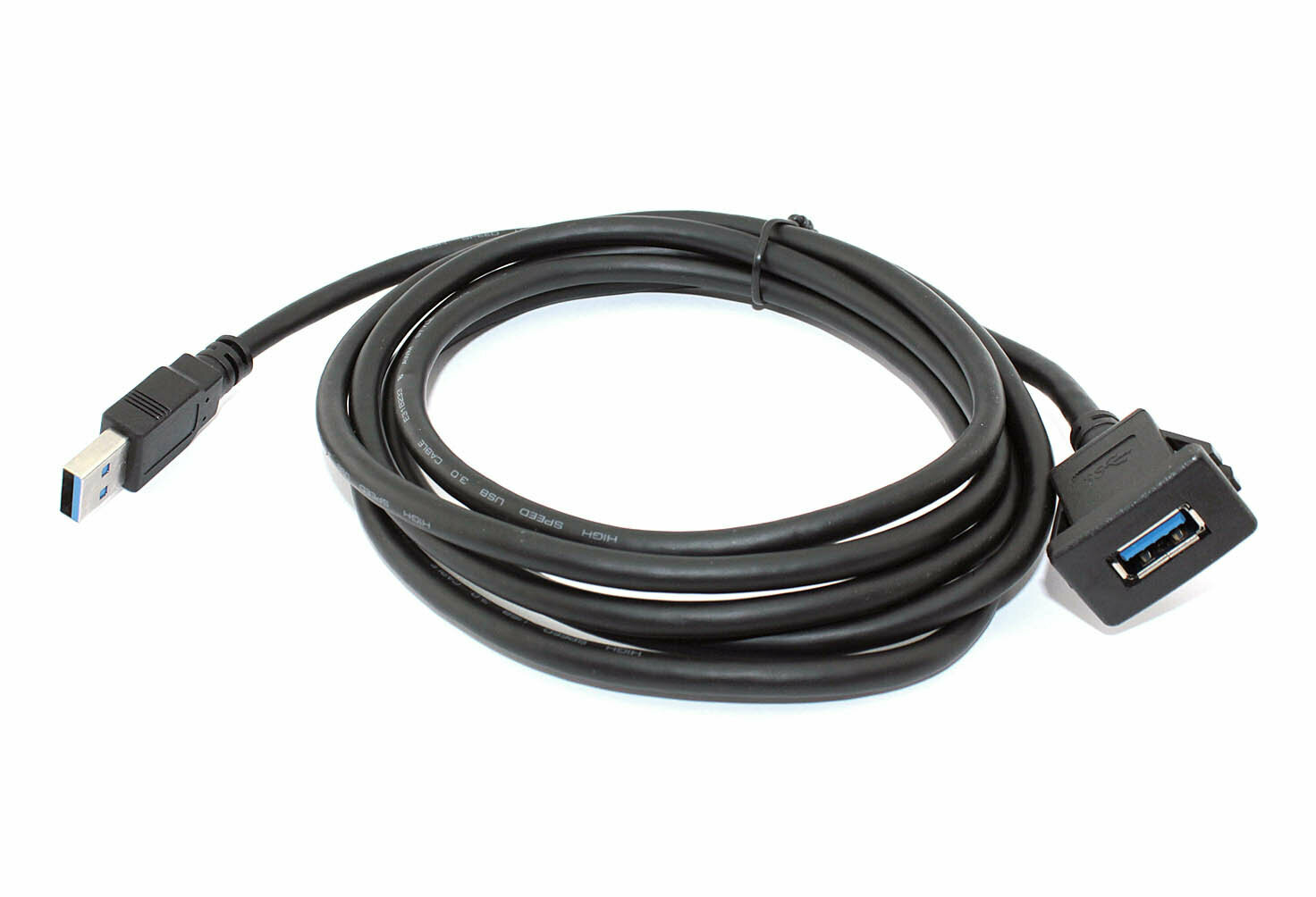 Кабель с разъемами USB 3.0 мама для монтажа - папа 2 м