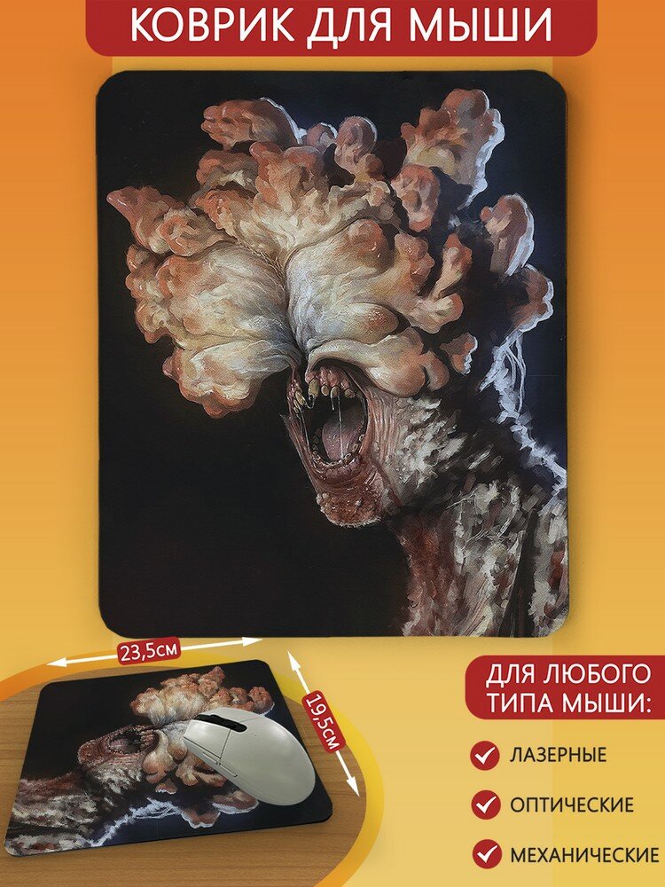 Коврик для мыши The Last of Us 2 зомби щелкун - 2