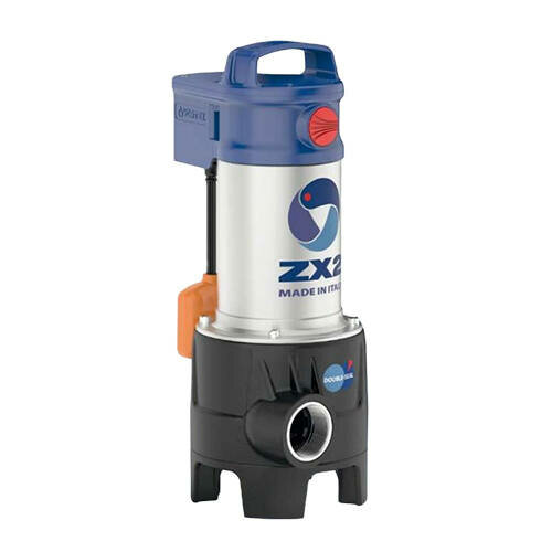 Насос фекальный Pedrollo ZXm 2/30-GM (0,55 кВт, Qmax 400 л/мин, Hmax 13 м, 1x230В, кабель 10 м)