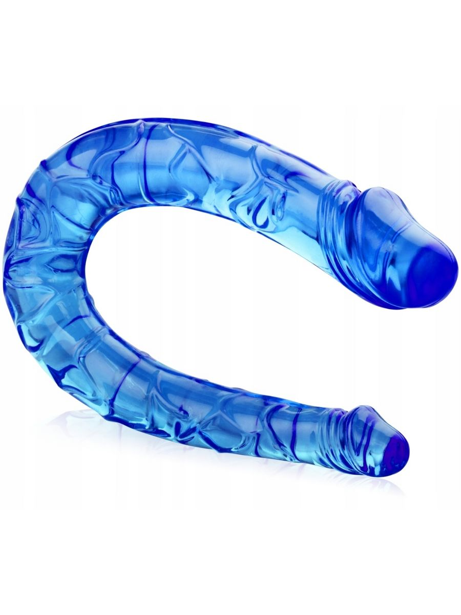 Двойной фаллоимитатор Double Dildo X Snake голубой