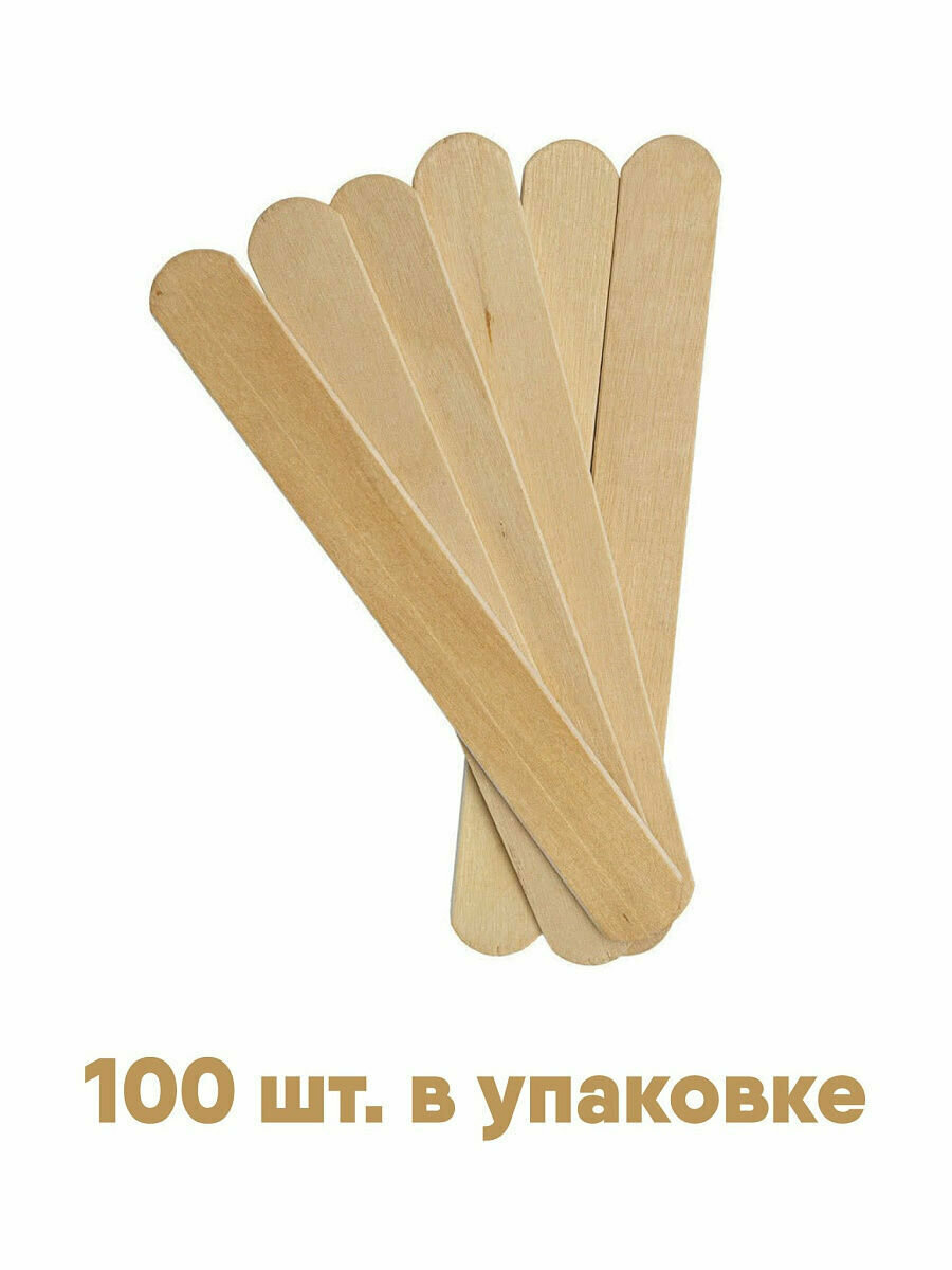 Шпатель для депиляции деревянный 100 штук