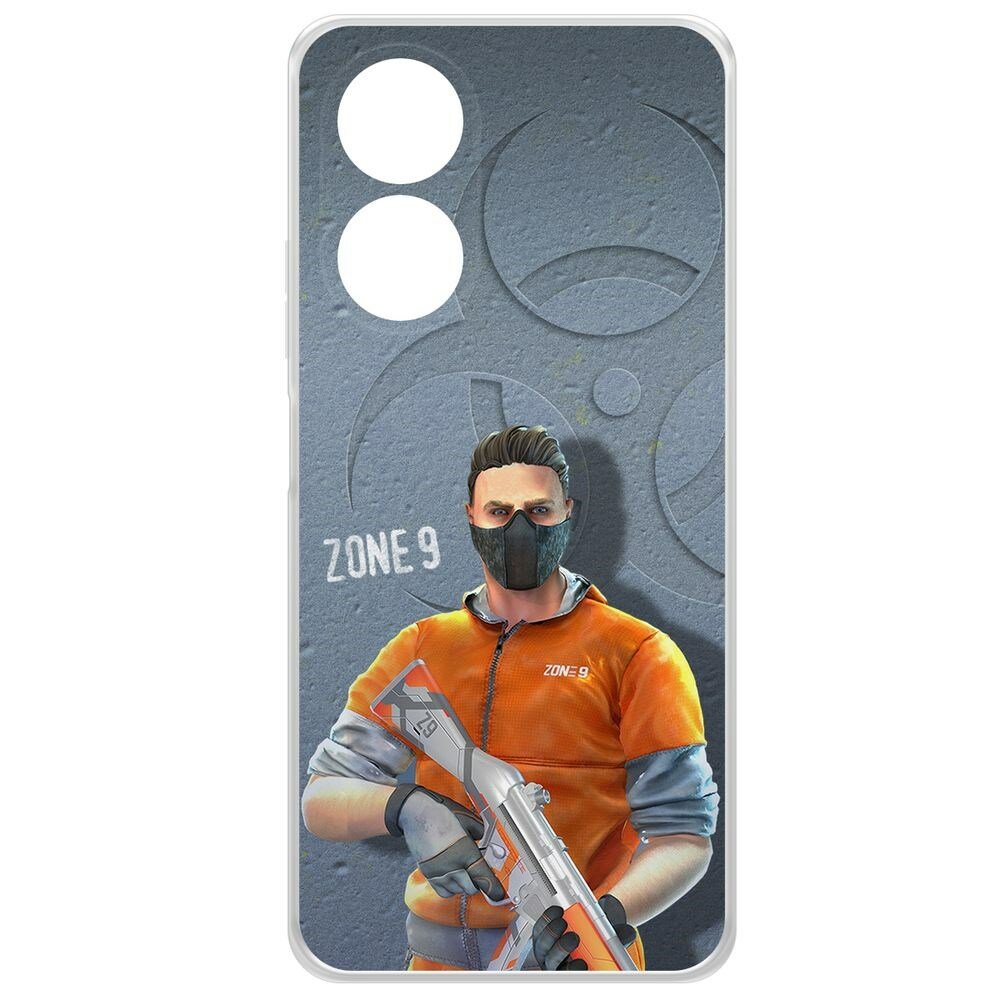 Чехол-накладка Krutoff Clear Case Cтандофф 2 (Standoff 2) - Биотеррорист для Oppo A58 4G