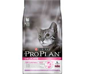 Сухой корм Pro Plan для кошек с чувствительным пищеварением индейка cat optidigest delicate turkey 3кг