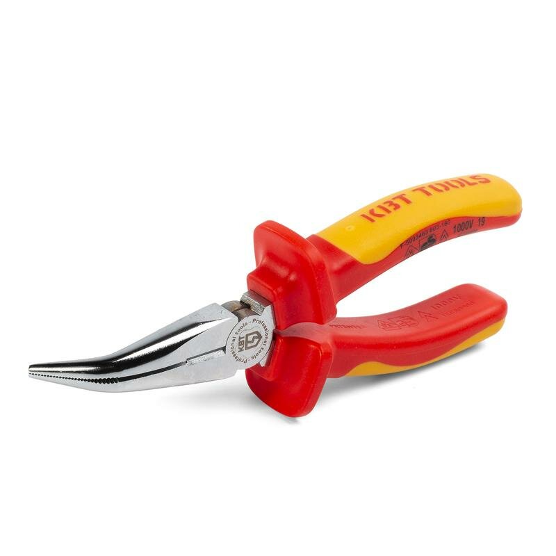 Длинногубцы изогнутые диэлектрические "Профи" 160 мм (КВТ) 79220