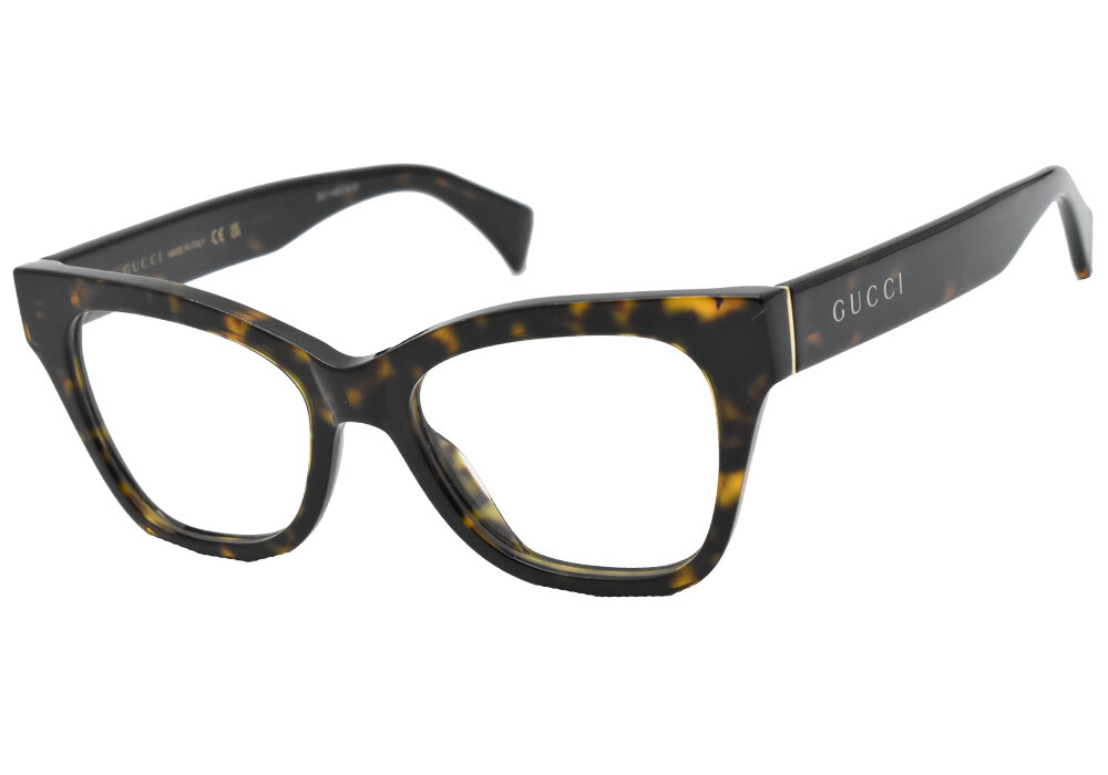 Оправа для очков GUCCI GG1133O 004 пол Женский форма оправы Кошачий глаз цвет оправы Чёрный, Жёлтый
