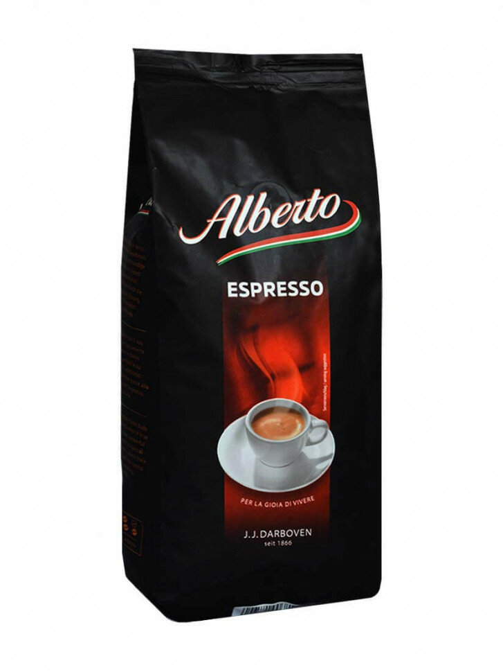 Alberto Espresso кофе в зернах 1 кг пакет с клапаном