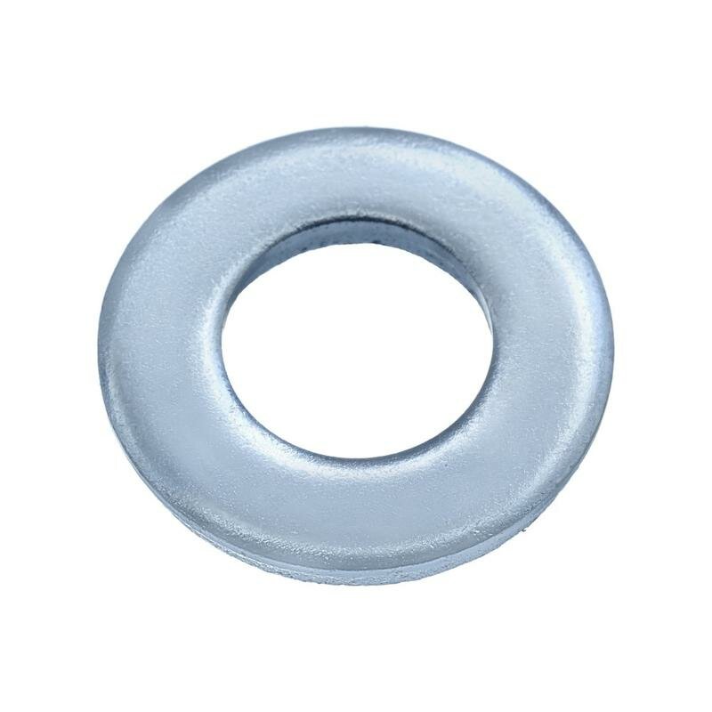 Шайба стройметиз плоская, М10, DIN 125А, цинк, сталь