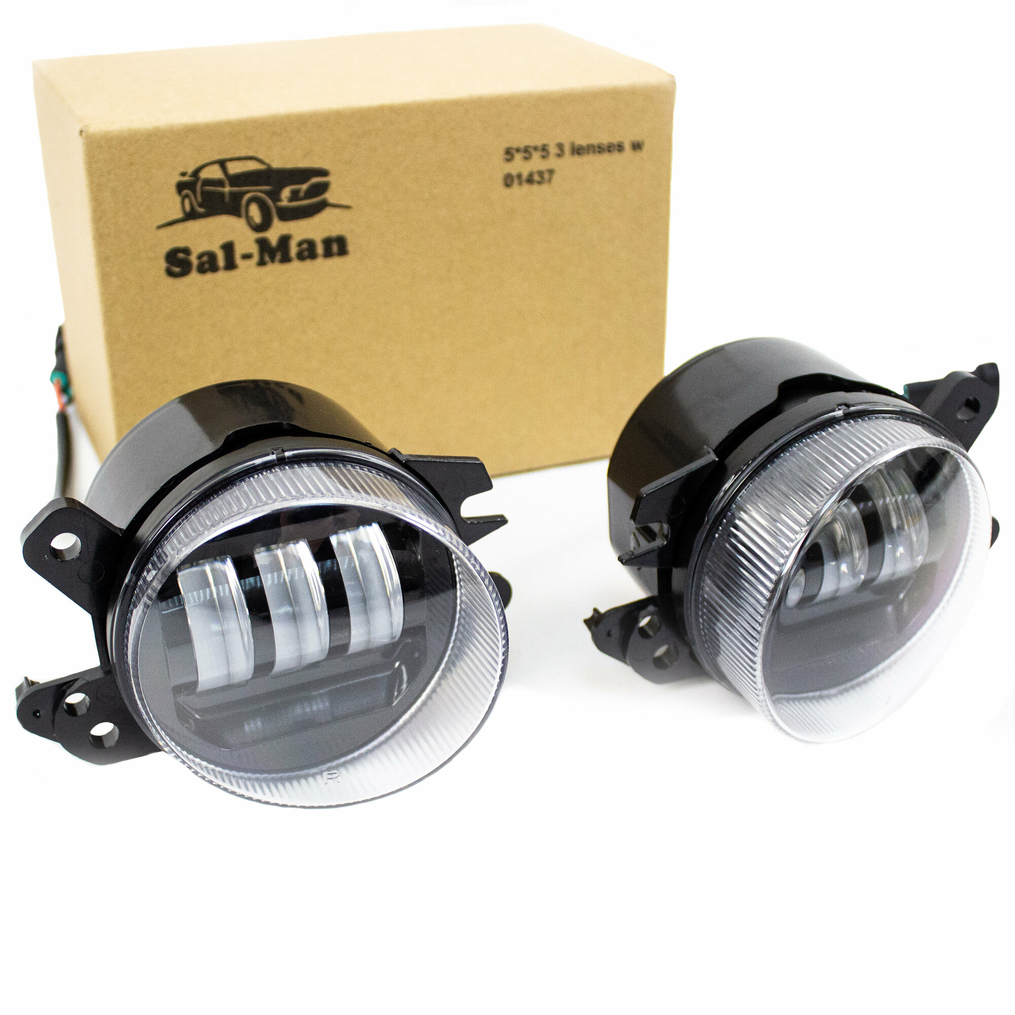 Противотуманные фары ПТФ Мерседес Mercedes-Benz A, B, CL, GLK, M, GL 3 диода LED 50W "Sal-Man" (арт. 01437)