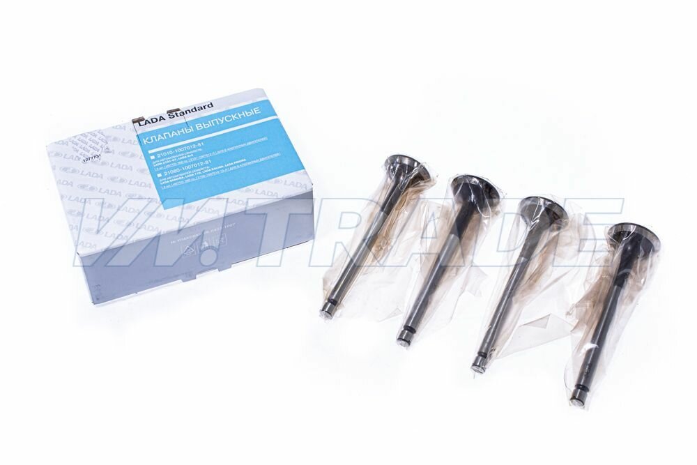 Клапан выпускной ВАЗ-2101-2107, 2121 (к-т 4 шт.) "LADA Стандарт" ф/уп. ВАЗ