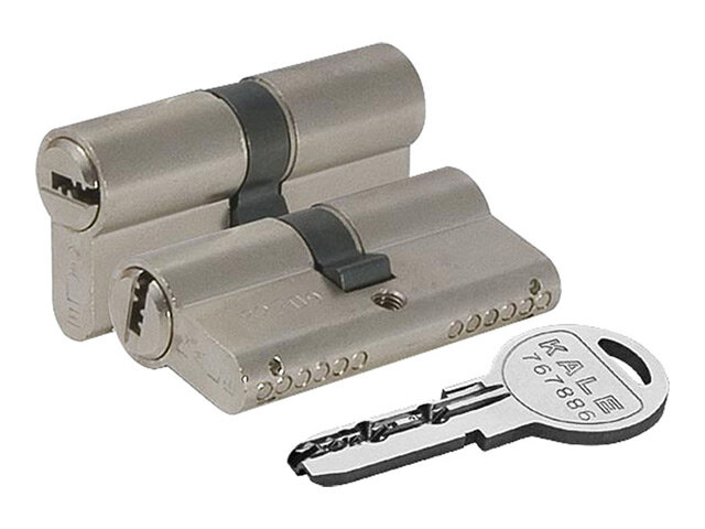 KALE цилиндр ключевой 68 мм 31+37 никель, надёжный элемент замка для дверей