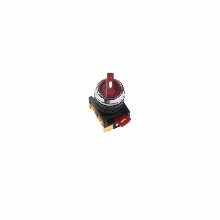 Переключатель ANCLR-22 крас. на 3фикс. полож. I-0-II 1з+1р ИЭК
