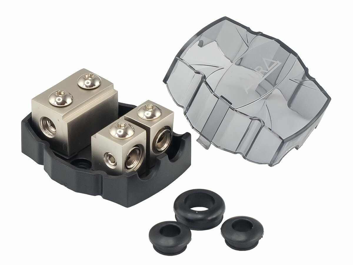 Держатель на 2 предохранителя miniANL, никель, AurA FHM-2148