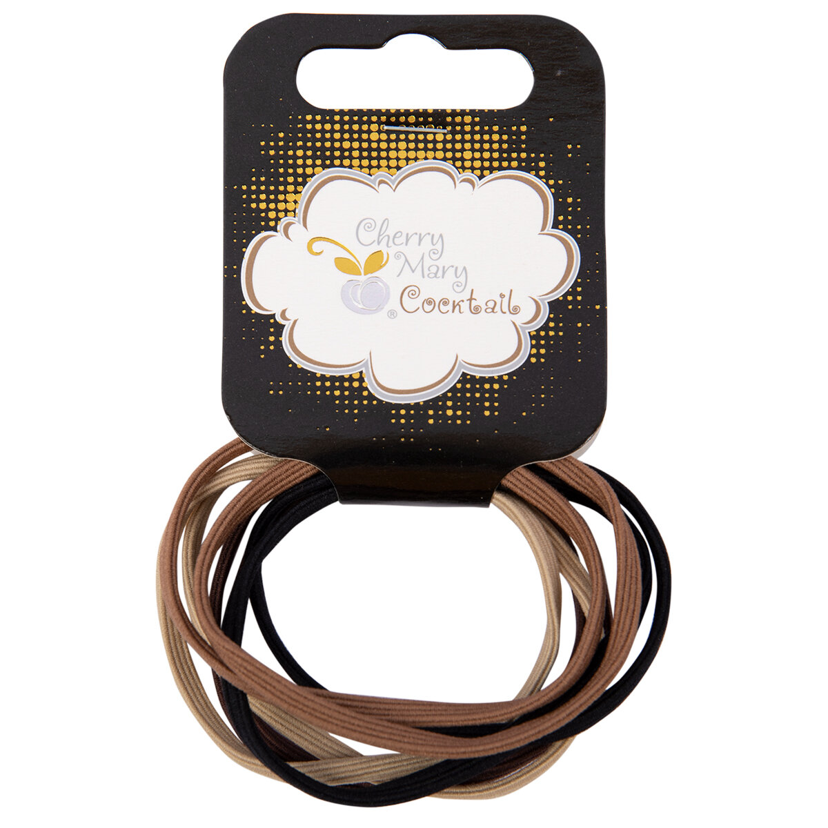 CHERRY MARY VR07011-OI65 Набор резинок для волос 4 шт №01 ассорти разноцветные эластичные
