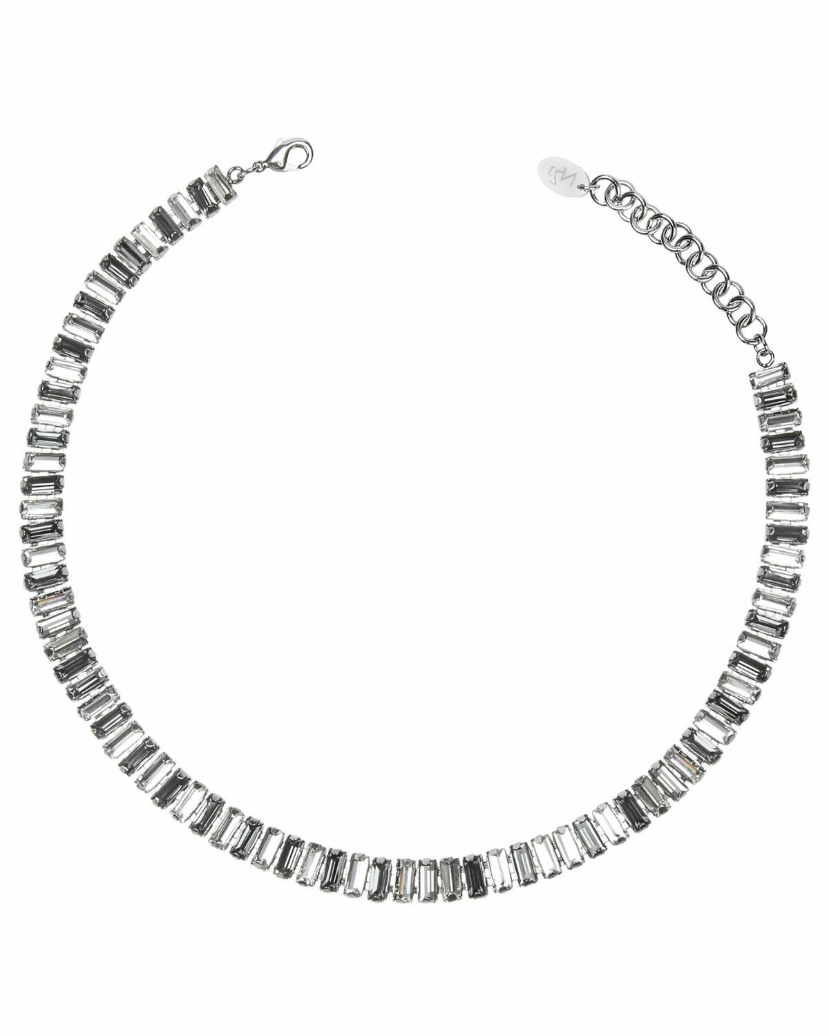 Колье, искусственный камень, кристаллы Swarovski