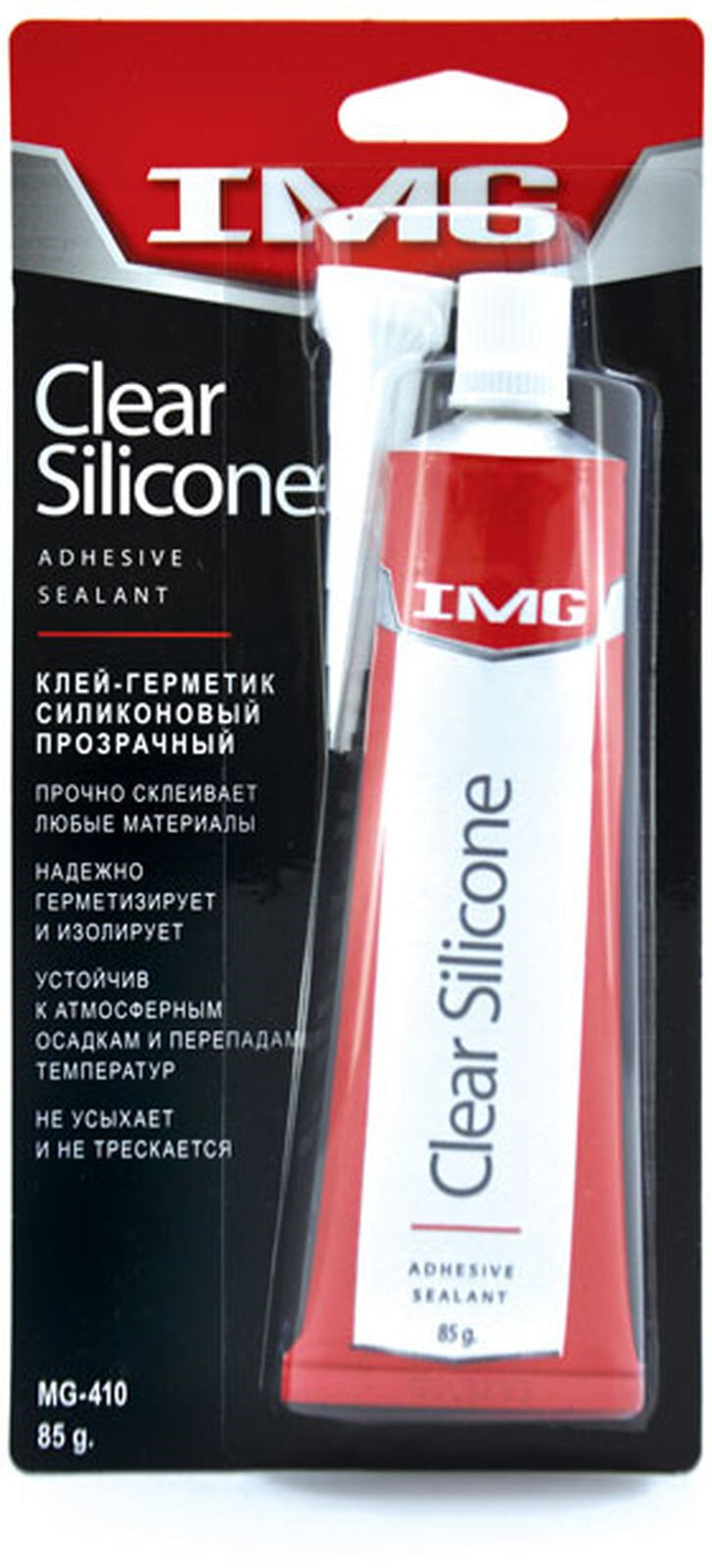 Клей-герметик силиконовый (прозрачный) 85г. IMG MG-410