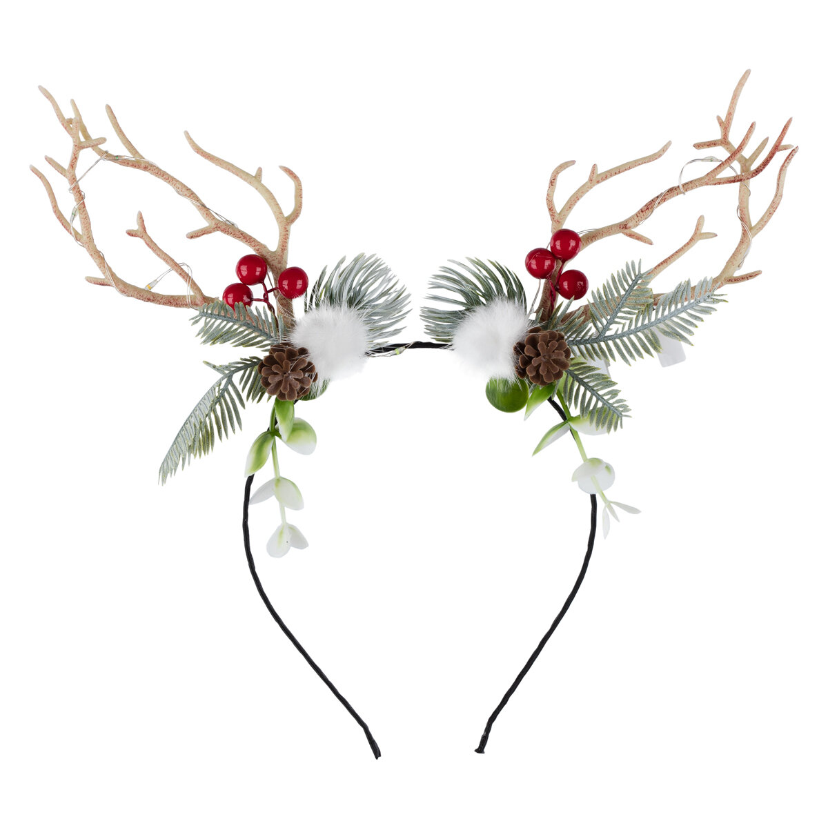 "BOOMZEE" PBZ-52 Карнавальный ободок Рога оленя с подсветкой