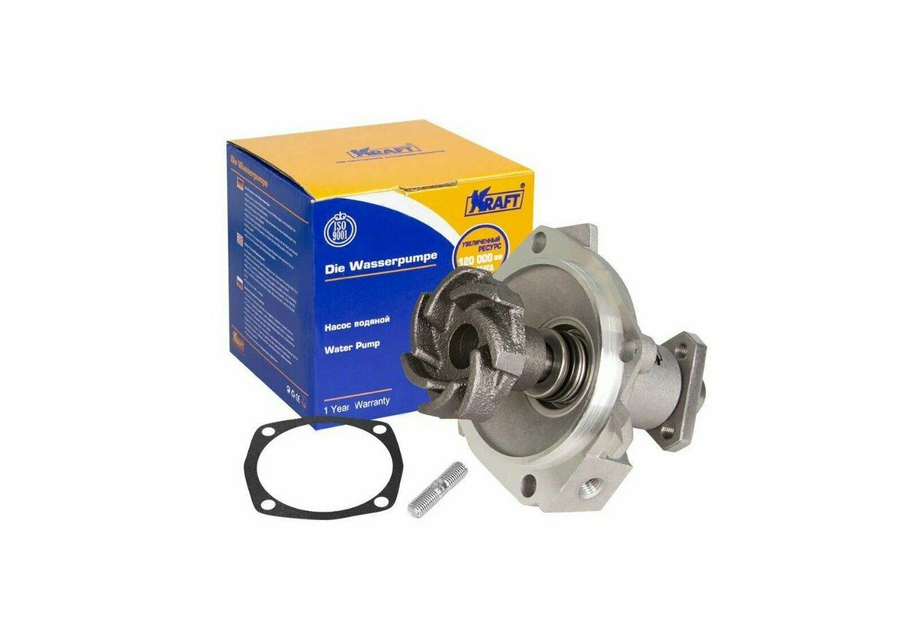 Насос водяной для ВАЗ 2101-07, 2121 Нива, KRAFT KT059348, 2101-1307011