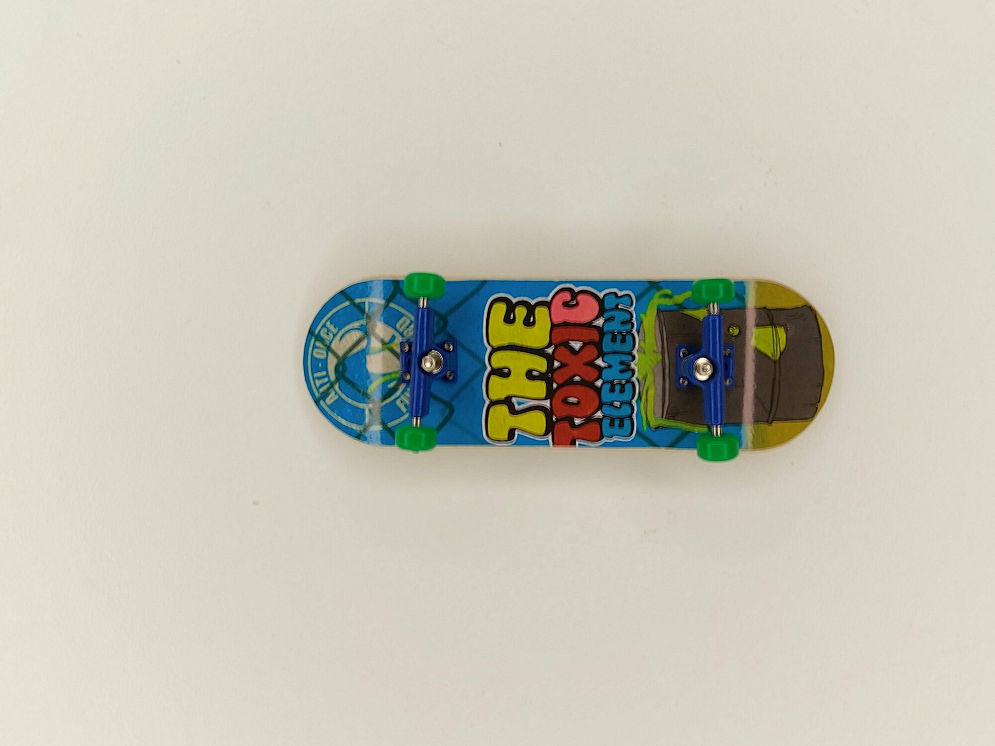 Anti-Once / СкейтГо / Фингерборд, профессиональный fingerboard Anti-Once Deck 32 mm, пальчиковый скейтборд toxic