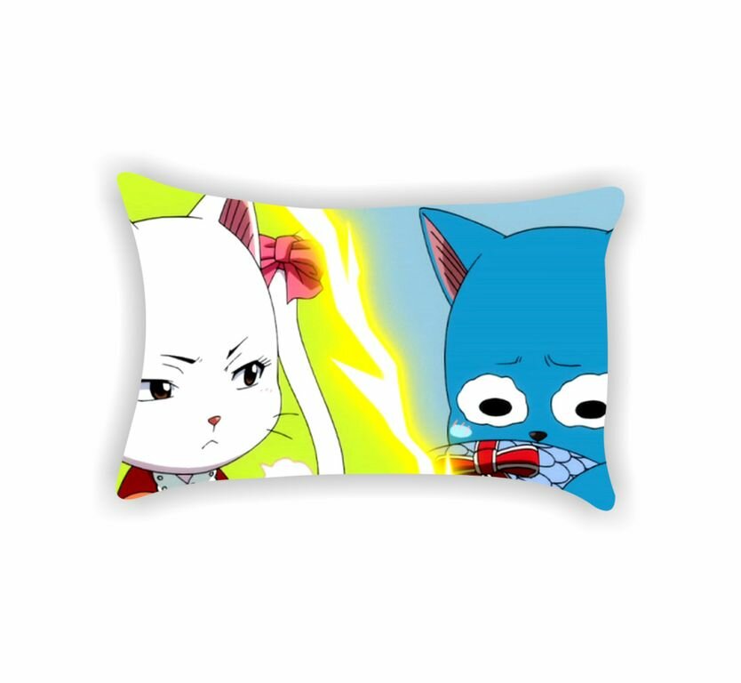 Подушка Хвост Феи, Fairy Tail №20, Картинка с одной стороны