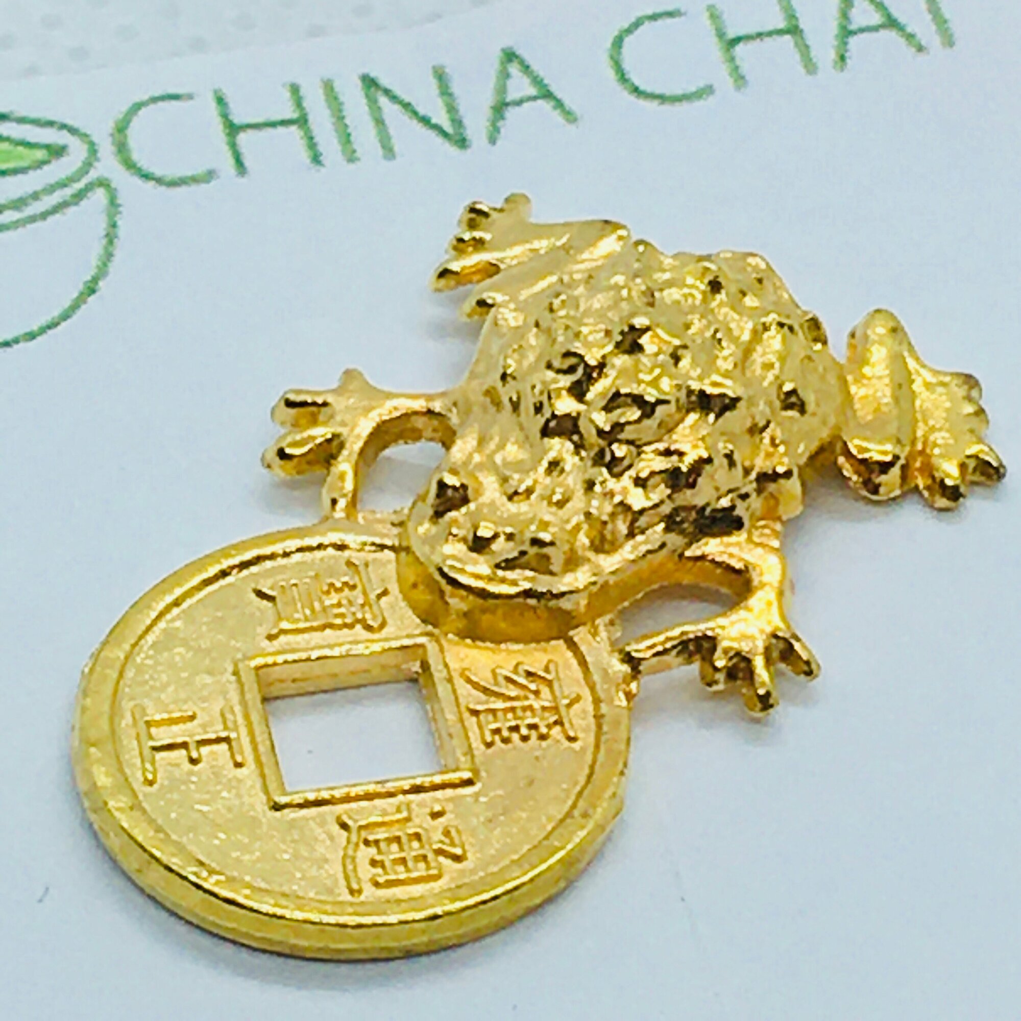 Кошельковая лягушка с монетой жаба