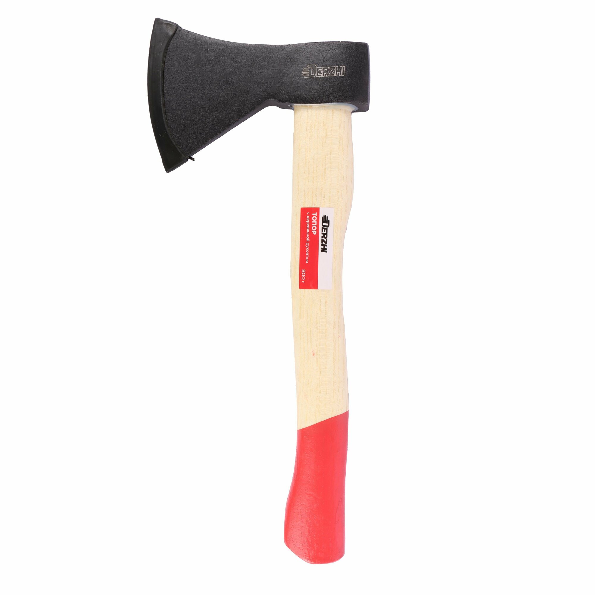 Топор кованый с деревянной ручкой, универсальный, туристический, колун для дров. вес 800 г DERZHI