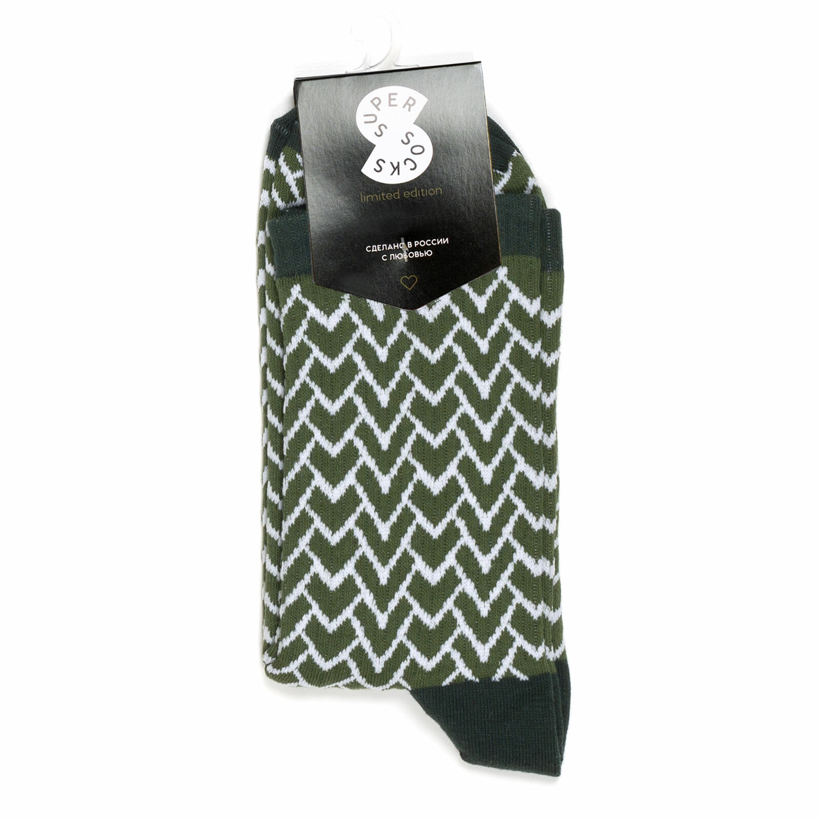 Носки Новогодние носки с узорами Ёлка