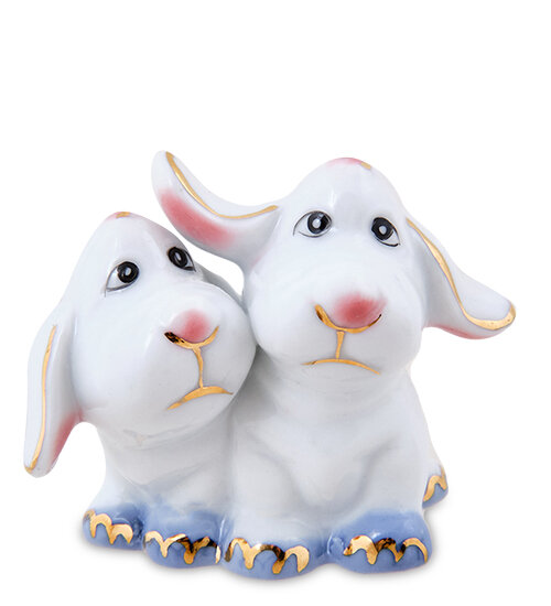 Фигурка Пара Собачек роз. (GE) С 016/2 113-101625