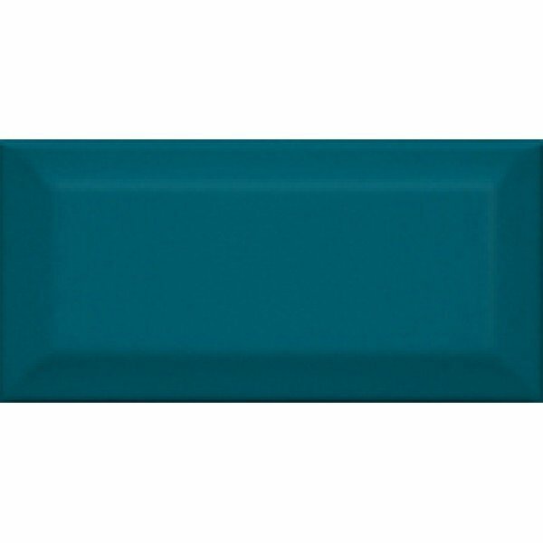Плитка Kerama Marazzi Клемансо настенная бирюзовый грань 16057 7,4х15 80шт (цена за 1 уп - 0,89 кв. м)