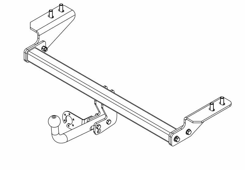 Фаркоп для Haval Jolion 2020- (без электрики) (паспорт и сертификат) AvtoS. HV04