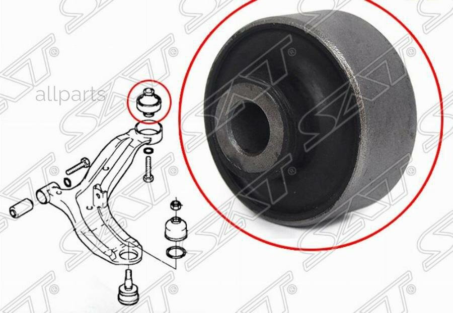SAT ST-71742732-BR Сайлентблок рычага Suzuki SX4 06-16 / Splash 08-15