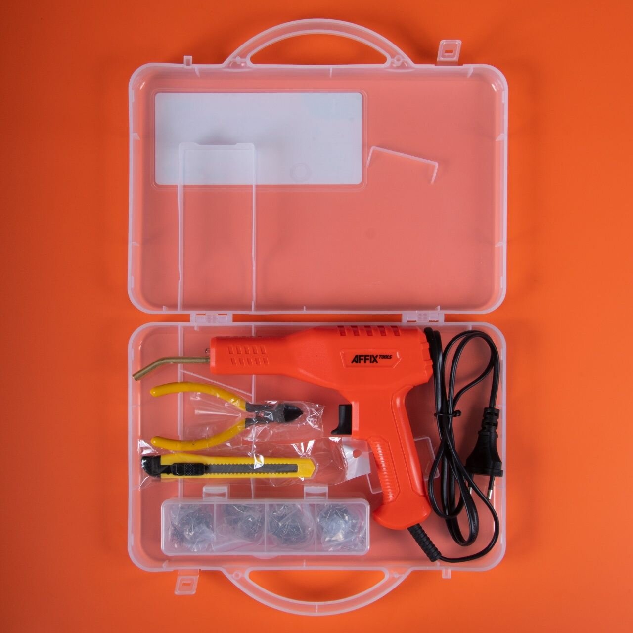 Термостеплер для ремонта пластика, 50 Вт, кейс AF88010001C