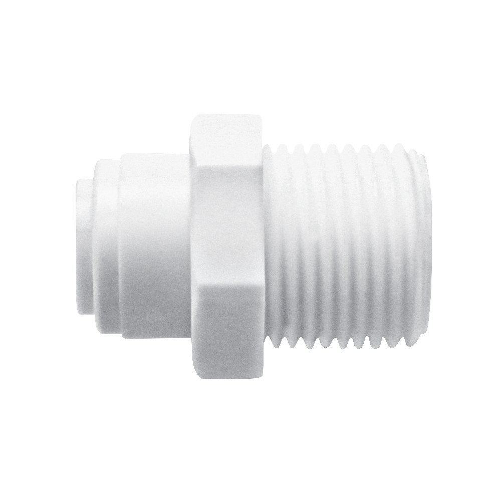 Фитинг на смеситель, 1/4"-3/8", пластиковый, для соединения прямых участков трубопровода