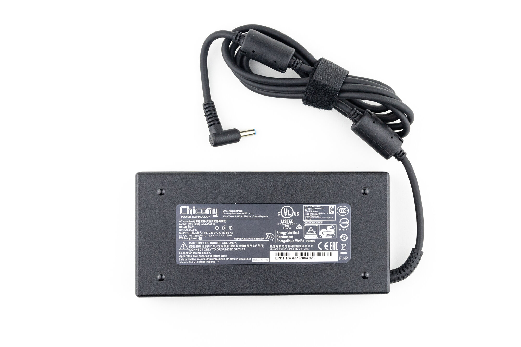 Блок питания для ноутбука MSI 19.5V 7.7A (4.5x3.0) 150W ORG