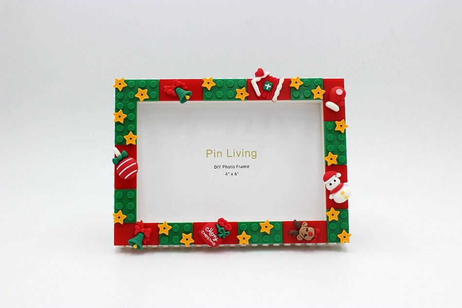 Набор "Новогодняя фоторамка Лего"