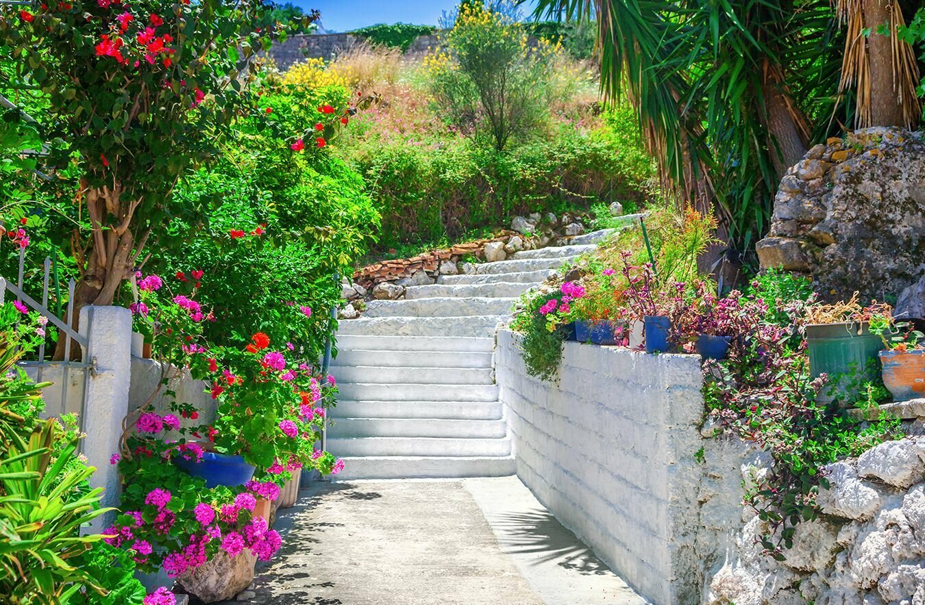 Фотообои Лестница в тропики 270х458 см