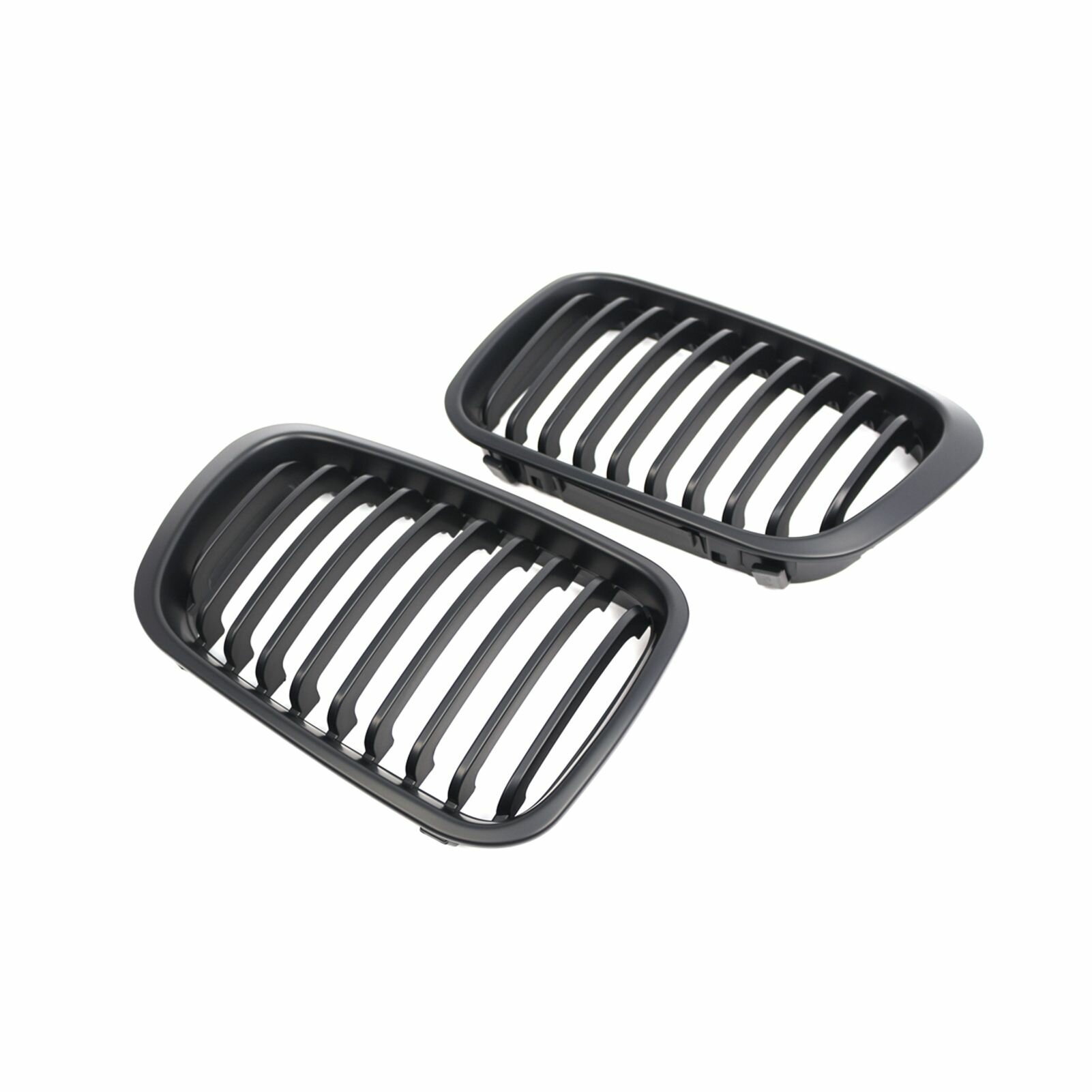 2 шт. матовая черная передняя решетка для BMW E46 3 серии 4 двери 1998-2001