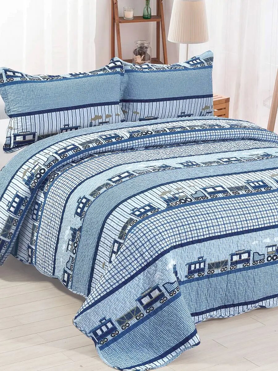 Покрывало 230х250 Patchwork наволочки 50х70 хлопок