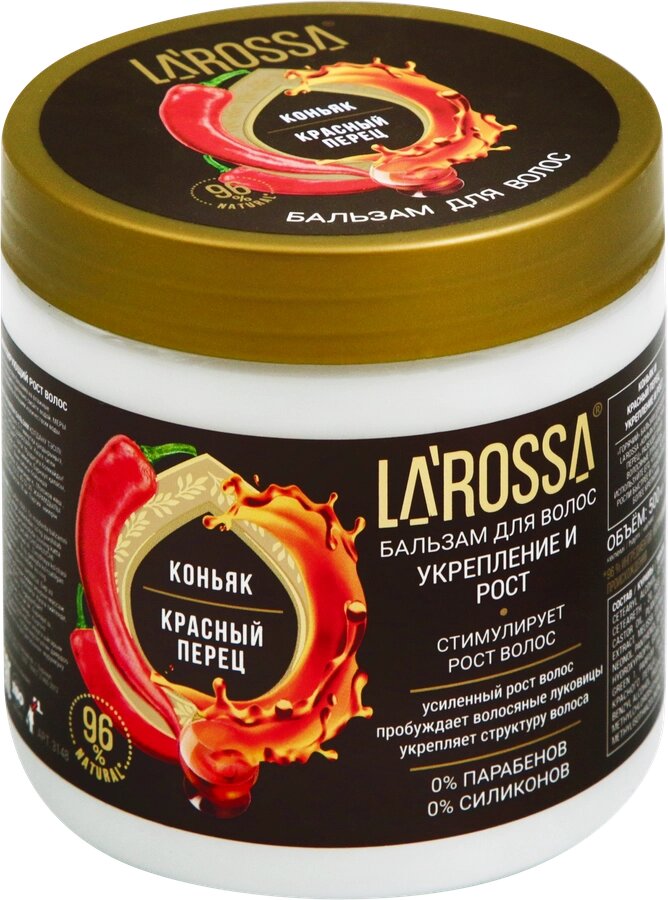 Бальзам для волос ЛА росса Коньяк и красный перец, 500мл