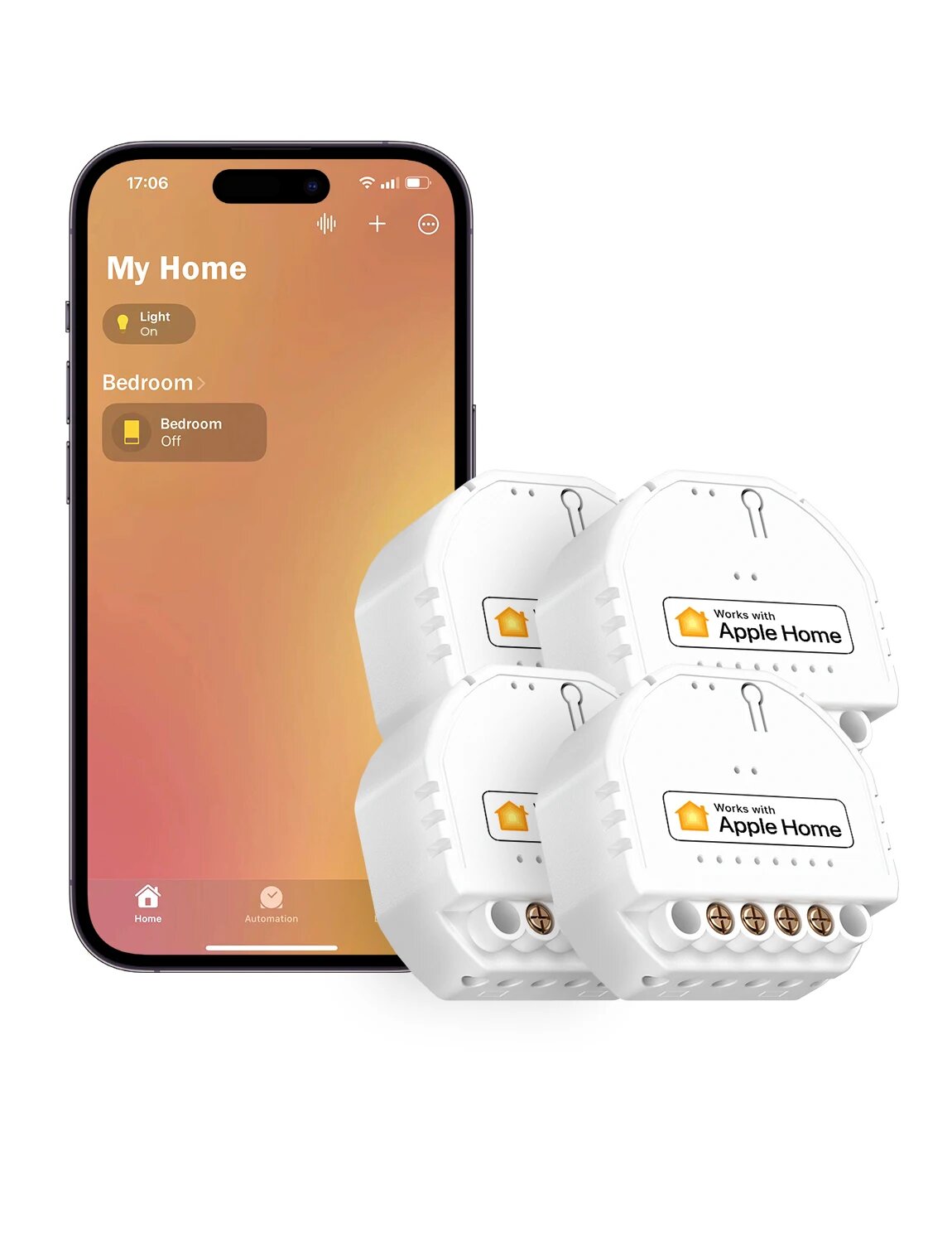 Meross HomeKit умный модуль переключателя 4PCS with Homekit