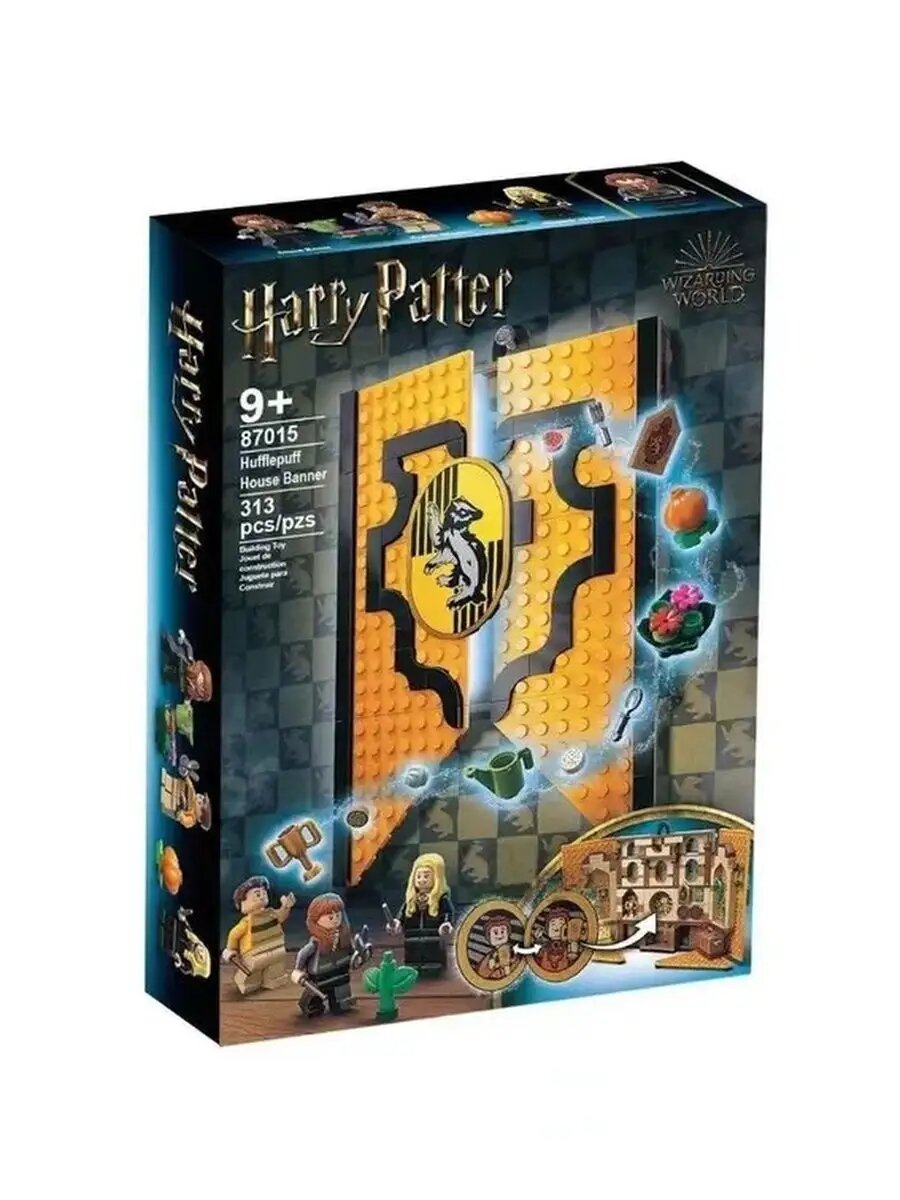 Конструктор Гарри Поттер Potter Знамя факультета Пуффендуй