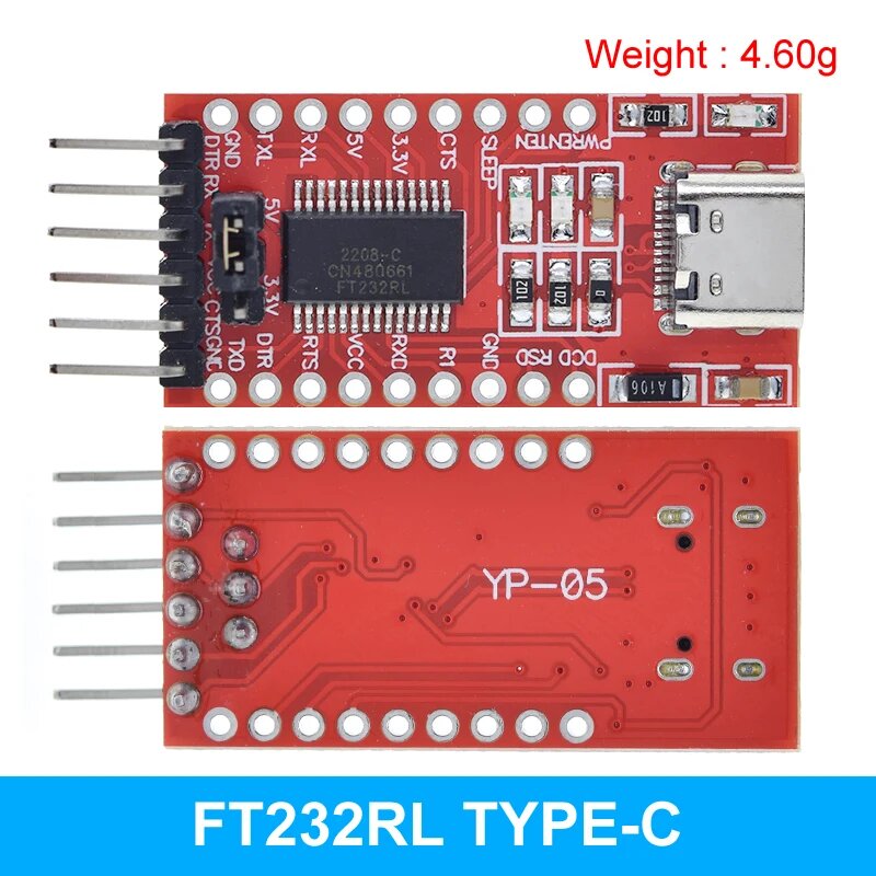 TZT FT232RL FTDI USB-TTL конвертер 1pcs, FT232RL Type-c