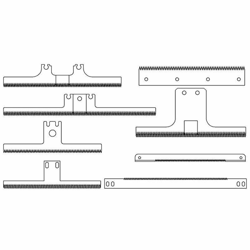 Лезвие для упаковочной машины 235x15x1.8 мм, 7x10 мм — фото 1