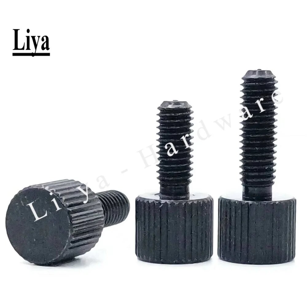 Винты накатанные M2x5mm, 5шт, черные