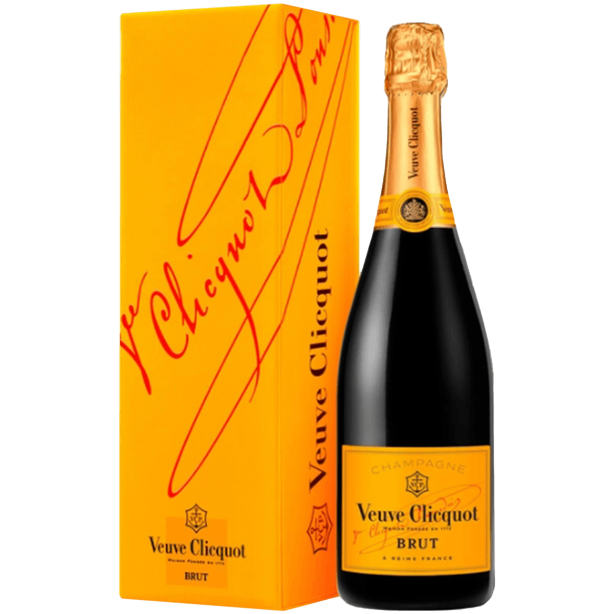 Шампанское Veuve Clicquot белое брют 0,75 л в подарочной упаковке