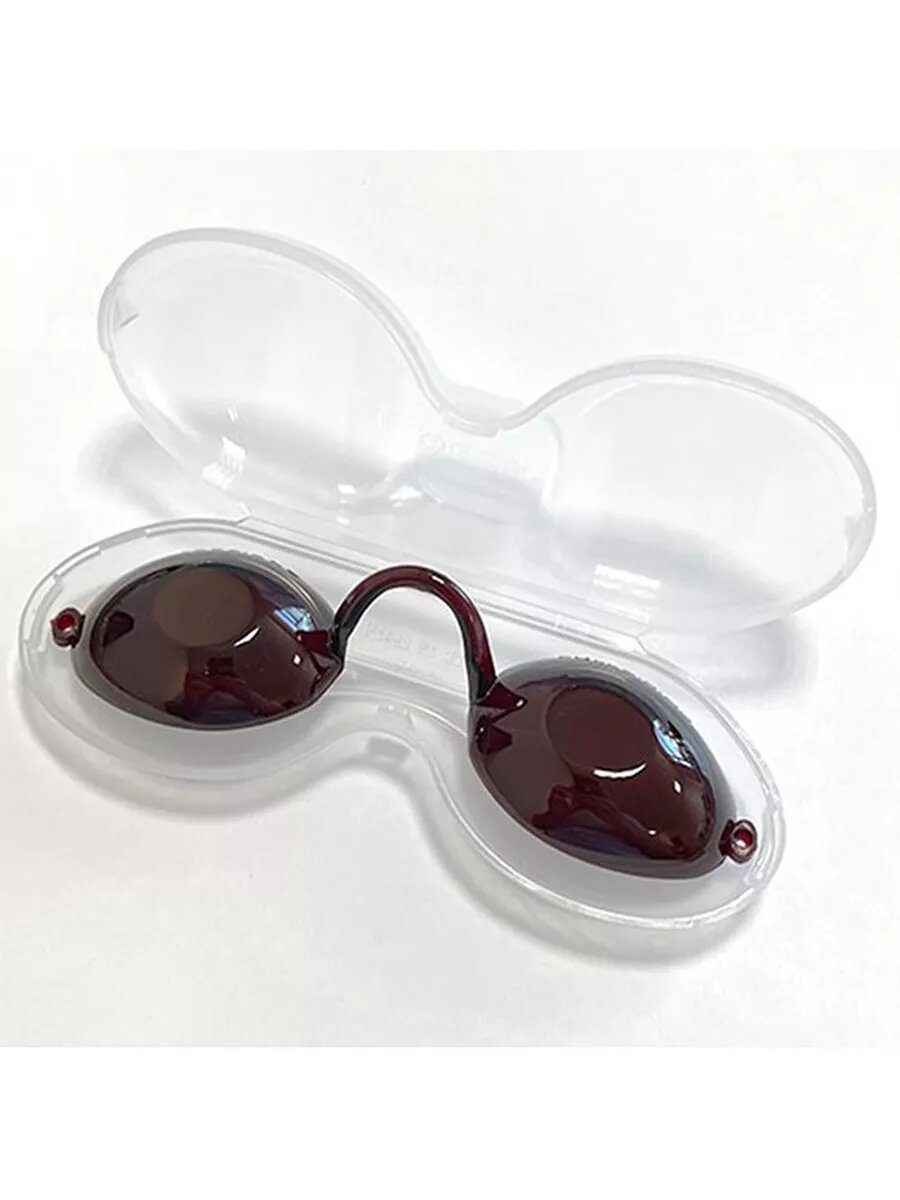 Очки для солярия Soleo "Vision", защита глаз и кожи, коричневые