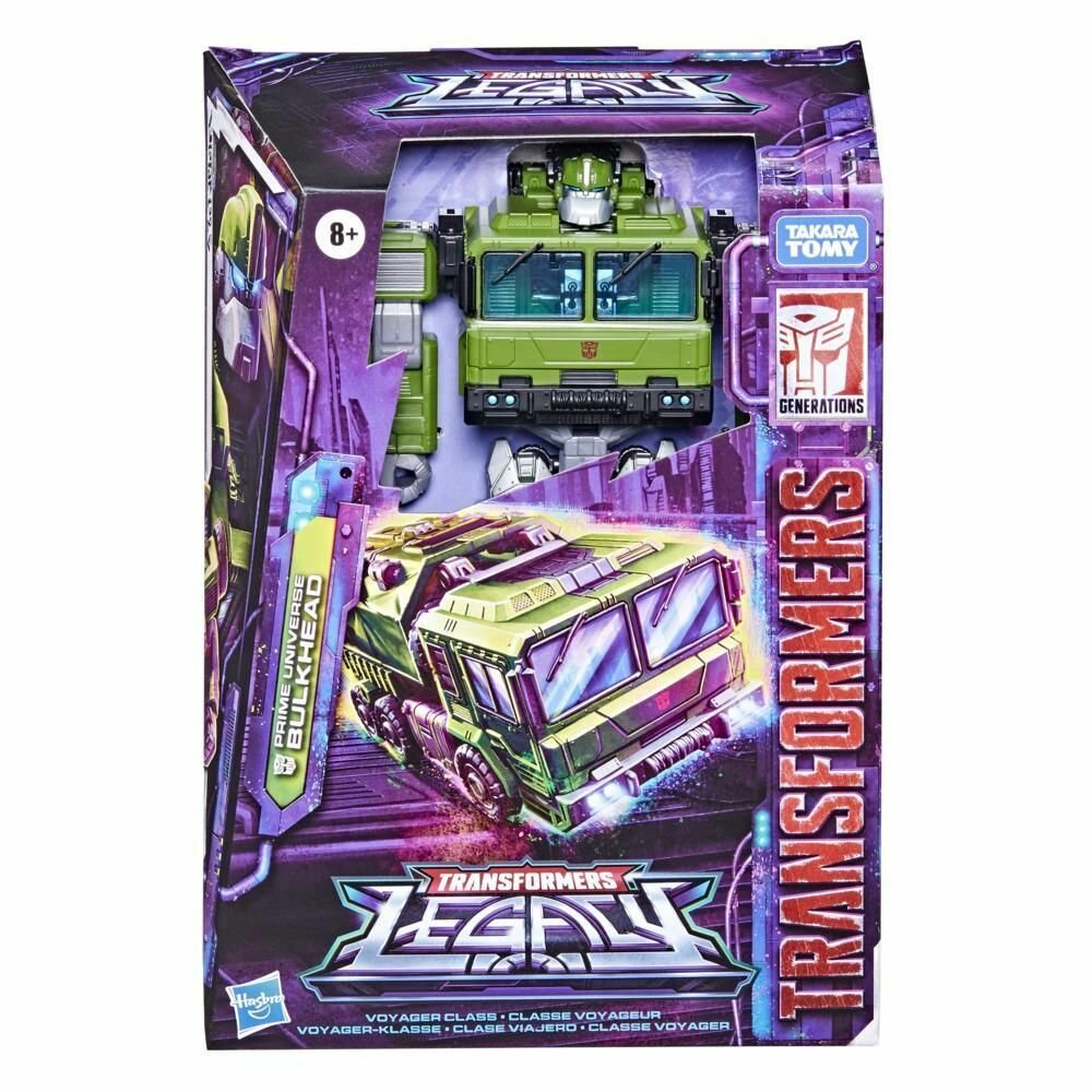 Трансформеры игрушки Transformers Generations Legacy Voyager Class Prime Universe Bulkhead (17.8cm) F3055