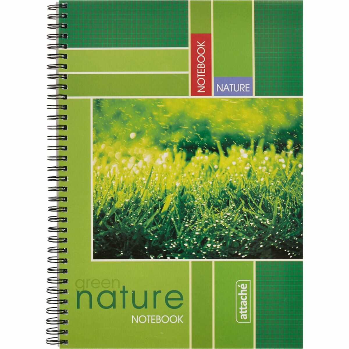 Тетрадь общая 120л, А4 Attache (клетка, спираль), 22шт.