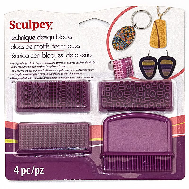 "Sculpey" Technique Design Blocks Tool блоки для тиснения ASTECH01